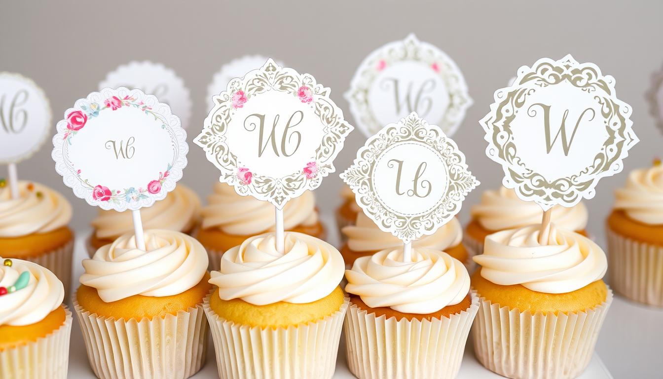 Custom cupcake topper ideas for personalized treats